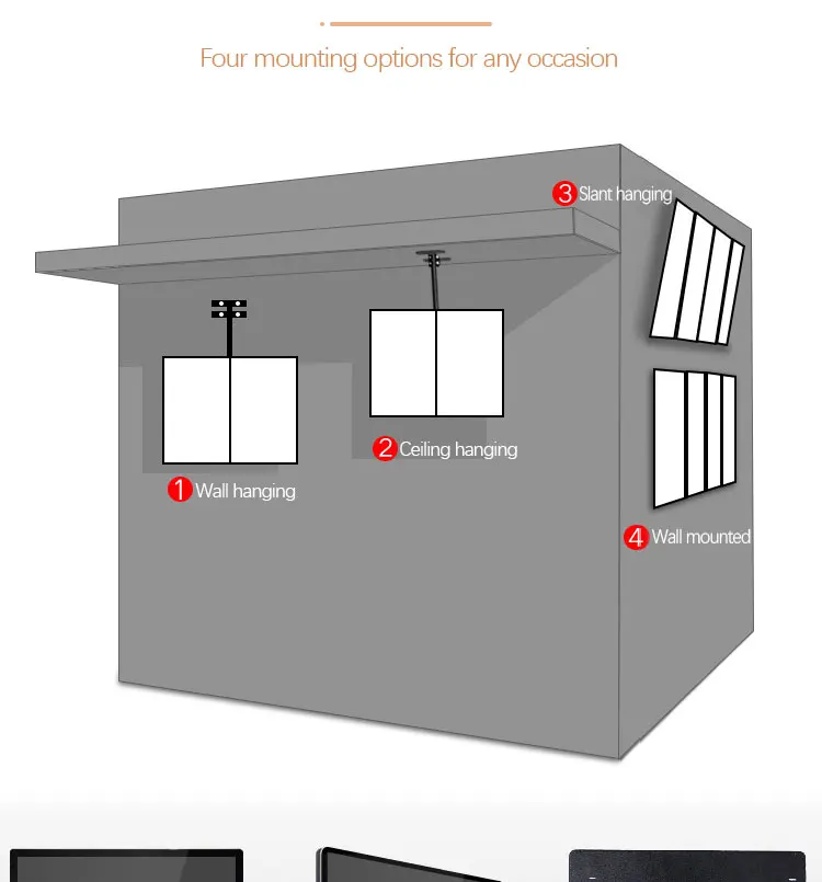 100inch Indoor Digital Signage Shopping Mall Office Wholesales Kiosk ...
