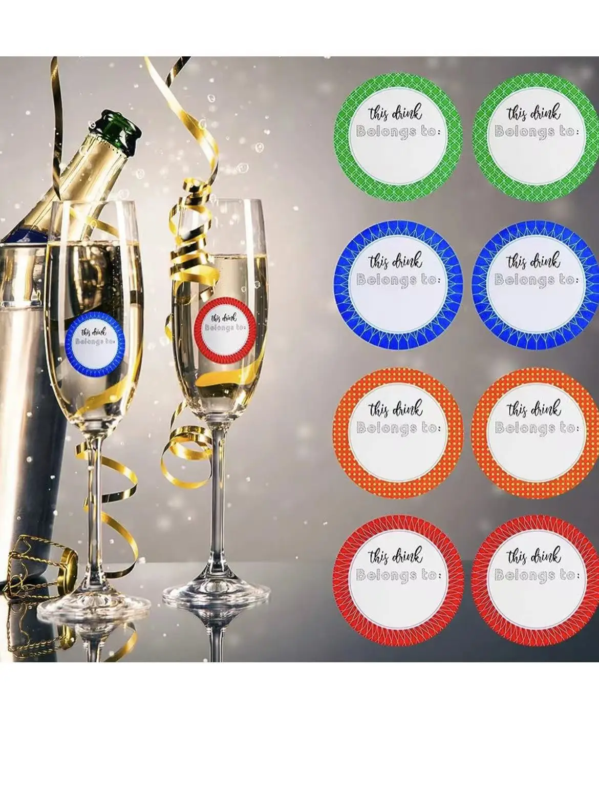 Self Adhesive Waterproof Packaging Drinking Beverage Water Bottle ...