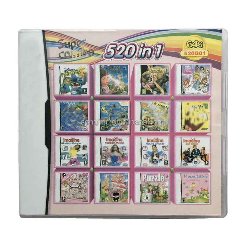 Multi Cart Cards Super Marlo Mario Party Cartridge For Nds 3ds New ...