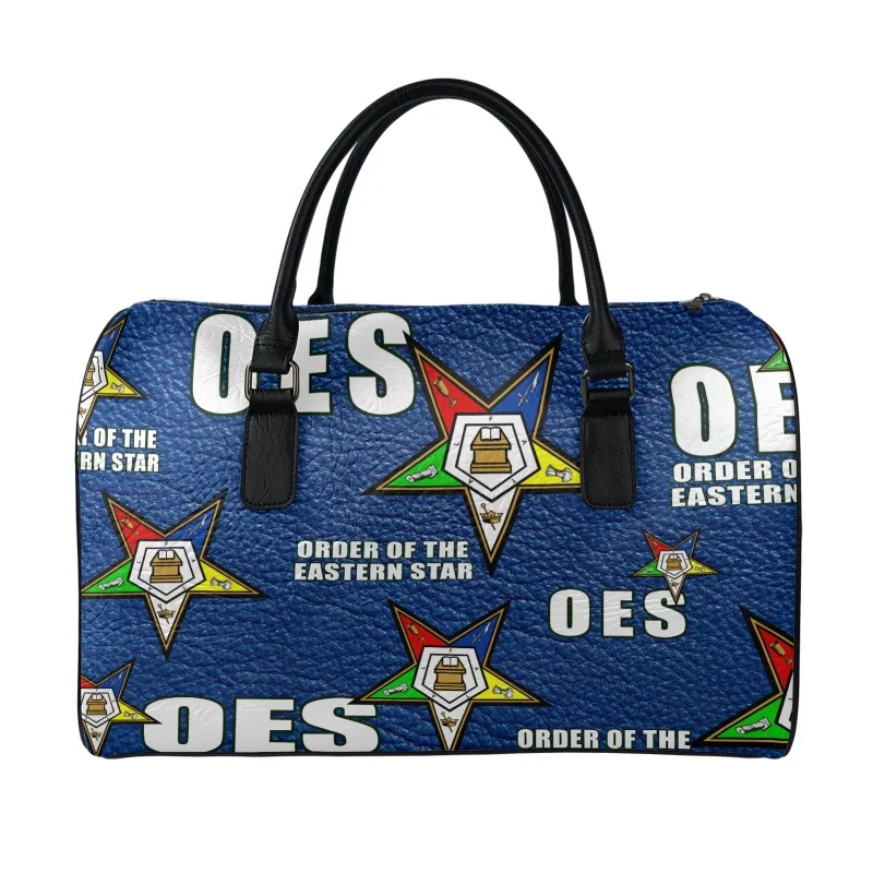 Oes Sorority Eastern Star Unisex Waterproof Pu Leather Travel Bag ...