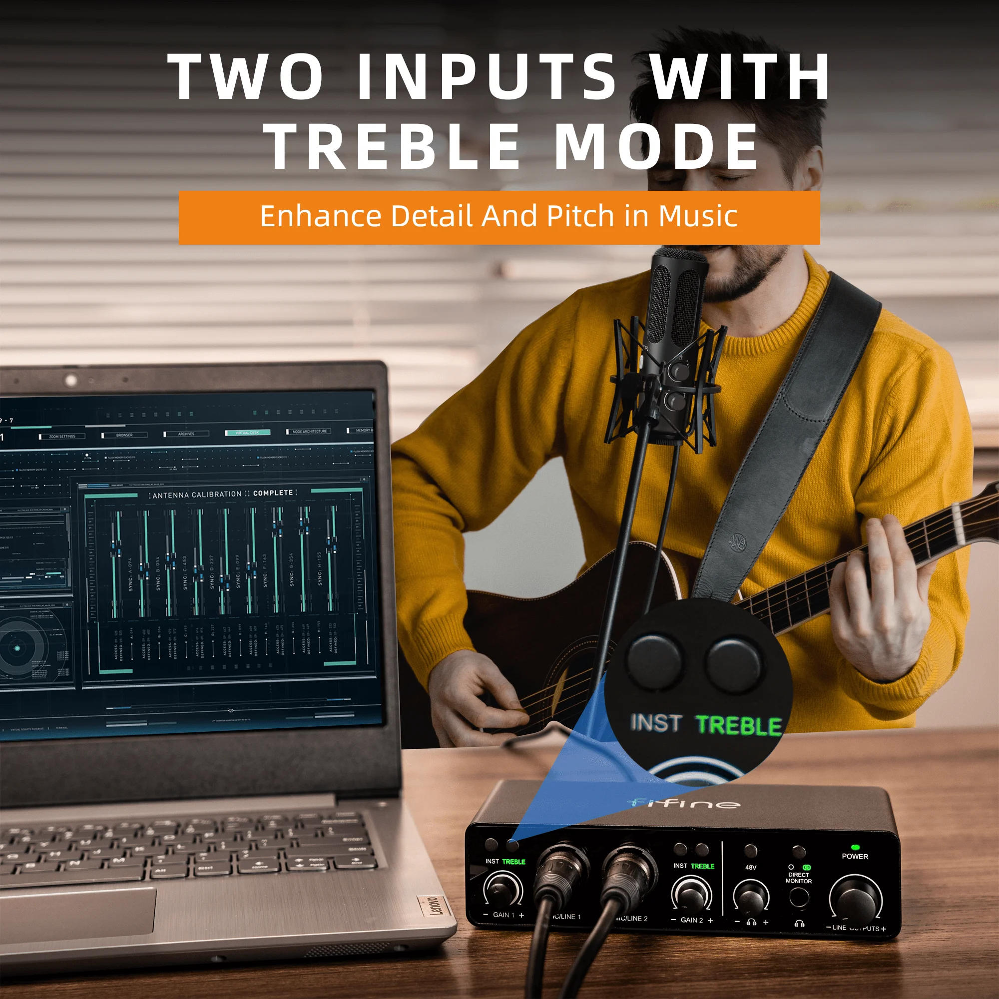 Alibaba.com: Fifine Ampli3 Sound Card 2-in/4-out audio interface for ...