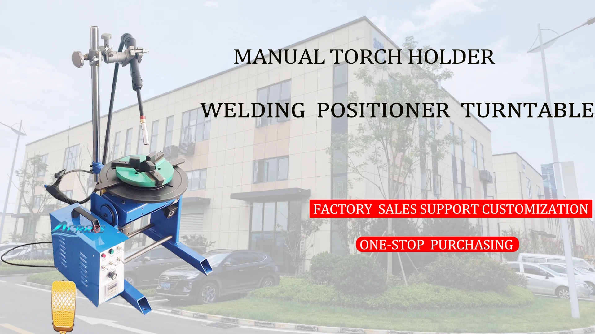 400mm Welding Turntable 200kg Welding Positioner With Welding Torch ...