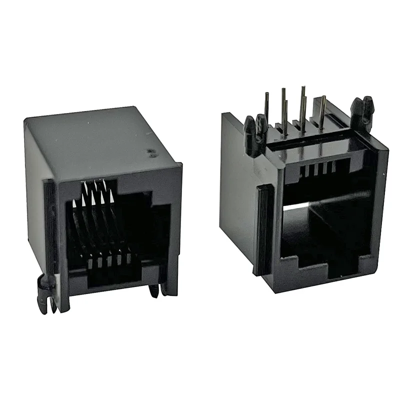 Modular Jack 5523 Left Latch Port RJ12 Female Socket 6P6C DIP Solder ...