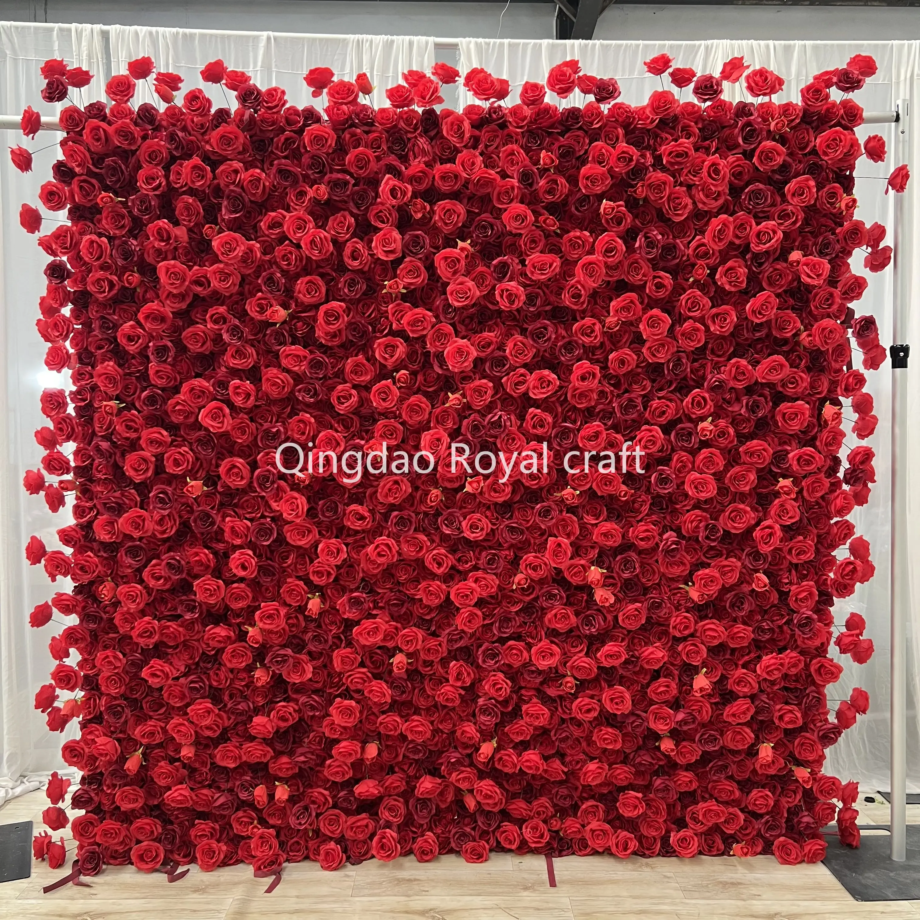 White Feather Wall Backdrop - Elegant Wedding Decor