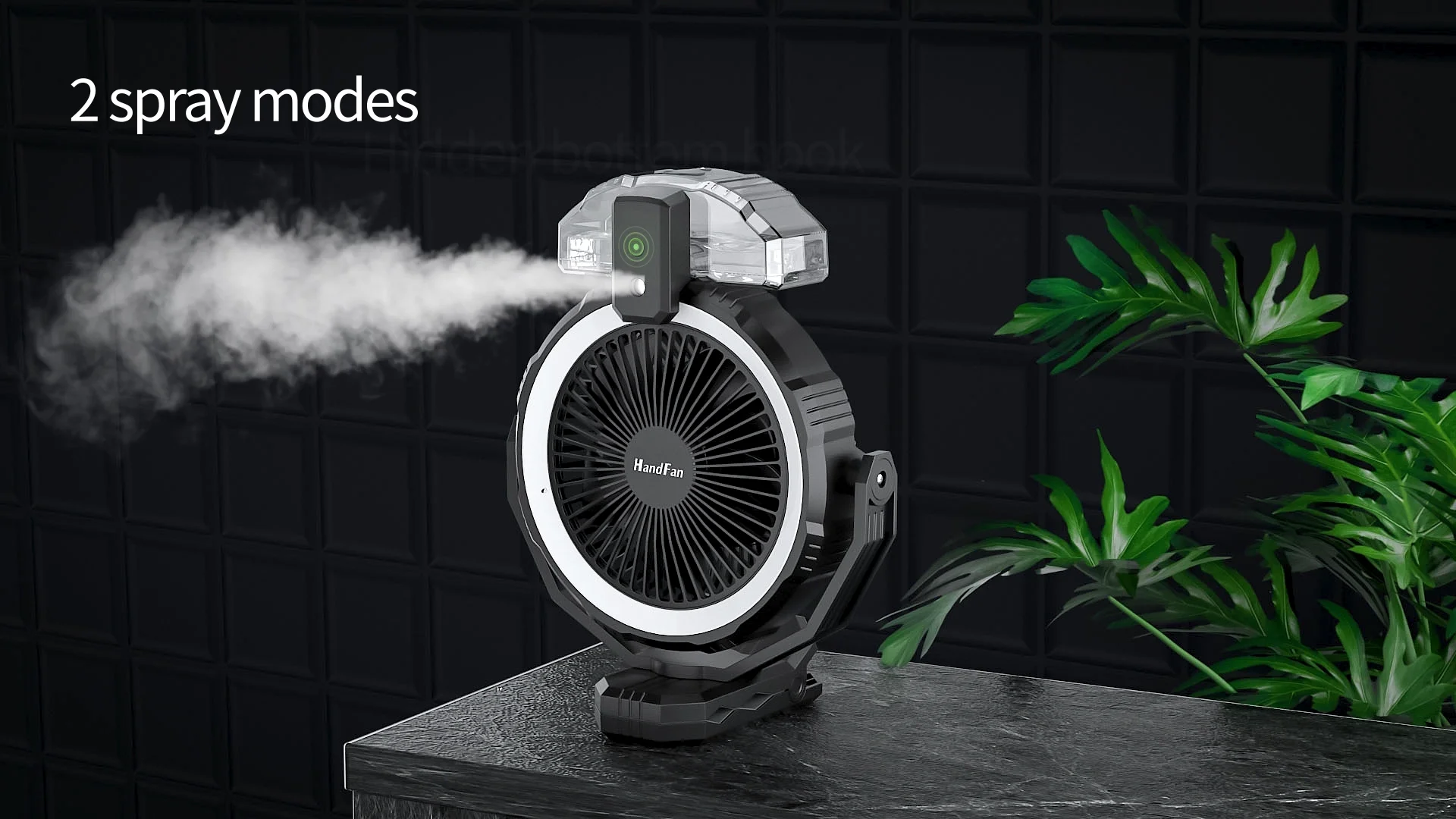 Best Selling Portable Water Spray Fan Outdoor Cooling Fan Rechargeable ...