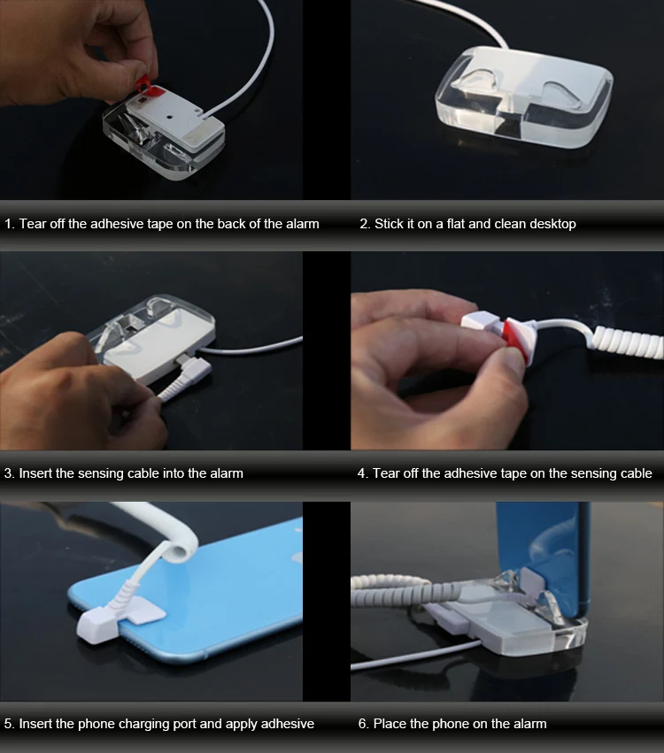 Anti-Shoplifting Phone Shop Alarm Stand Mobile Phone Security Retail ...