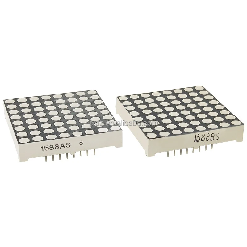 3.75mm Dot Matrix LED Display - 8x8, 16pin, Common Cathode