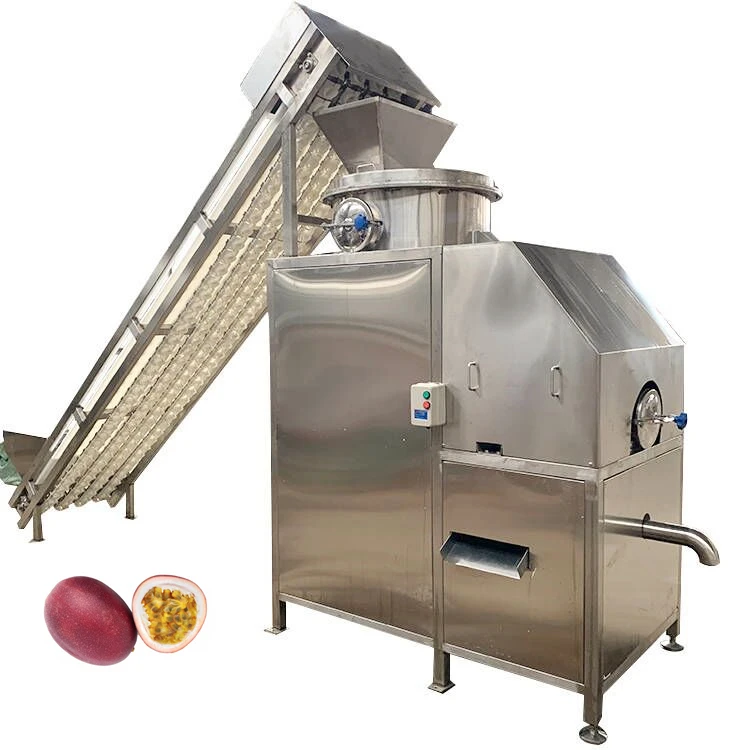 Passion Fruit Pulper Juicer And Half Cutting Machine Passion Fruit Pulp ...