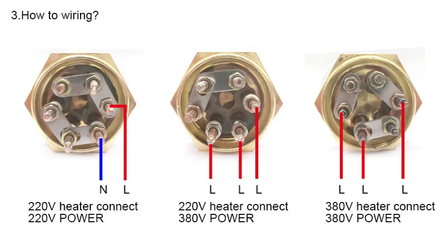 Ljxh Electric Heating Element Dn32/dn40/dn50 Heater Element Stainless ...