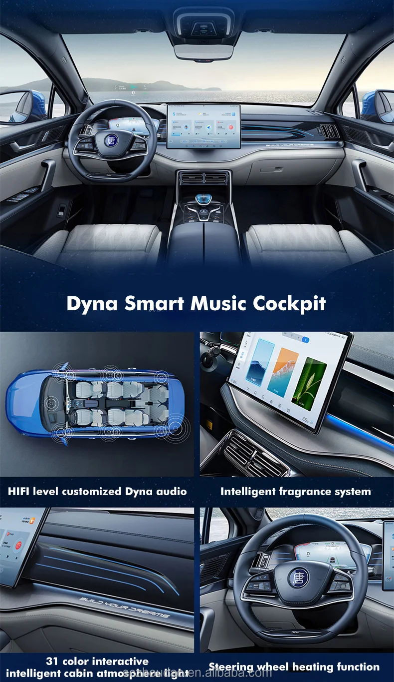 Byd Tang /byd Tang Ev 180km / H Electric Cars Byd Import Electric Cars ...