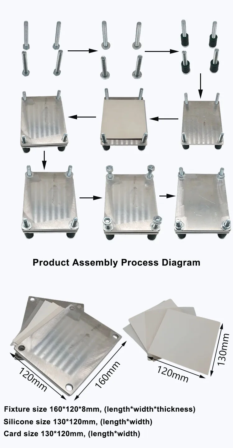 Manual Pouch Cell Test Clamp for Research | Fixture for Pouch ...