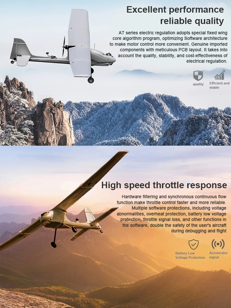 T-motor At 30a 3s High Quality Stability Cost Effective Fix Wing Esc ...