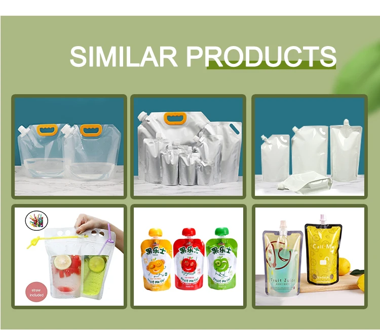 Laminated Plastic Drink Pouch Bag - Flexible & Durable