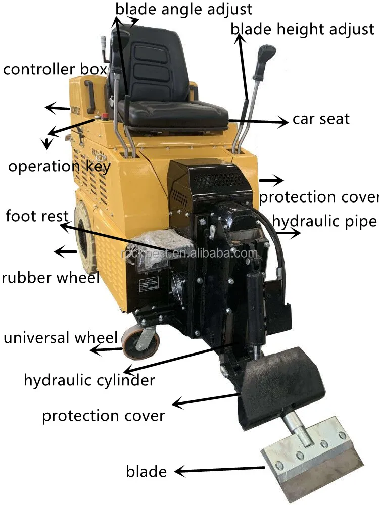 floor scraper machine removing different flooring material ride on ...