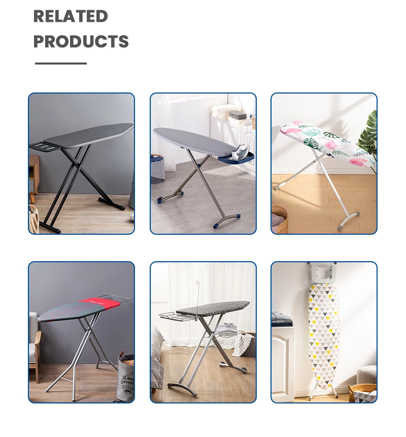 Retractable Iron Rest Ironing Board With Cable Holder,With Wheels For ...