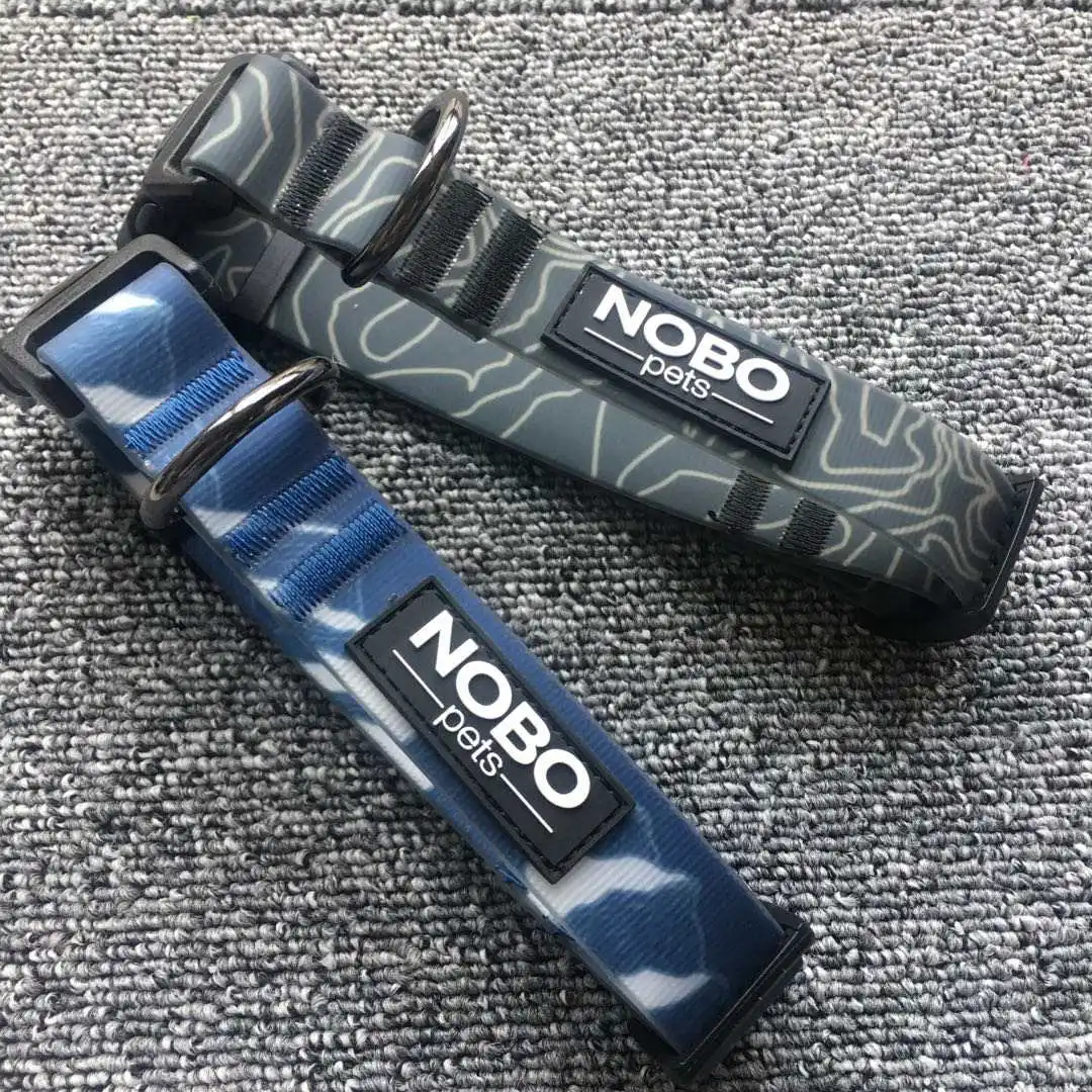 WELLGO Custom Logo Design Pattern Waterproof TPU Rubber Coated Pet Dog ...