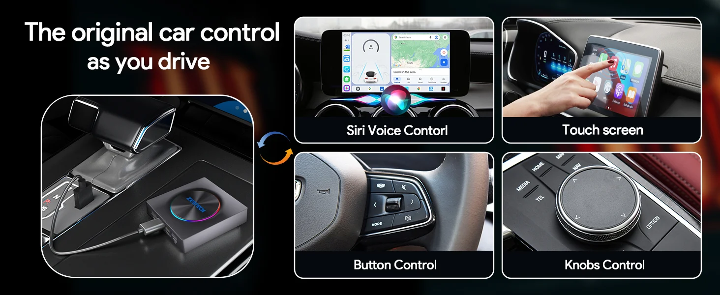 ZESTECH Carplay AI Box 2024 - Upgrade Your in-Car Experience