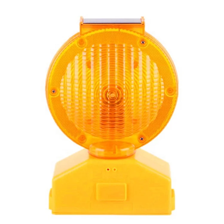 Airport traffic control Solar powered yellow roadblock traffic signal ...