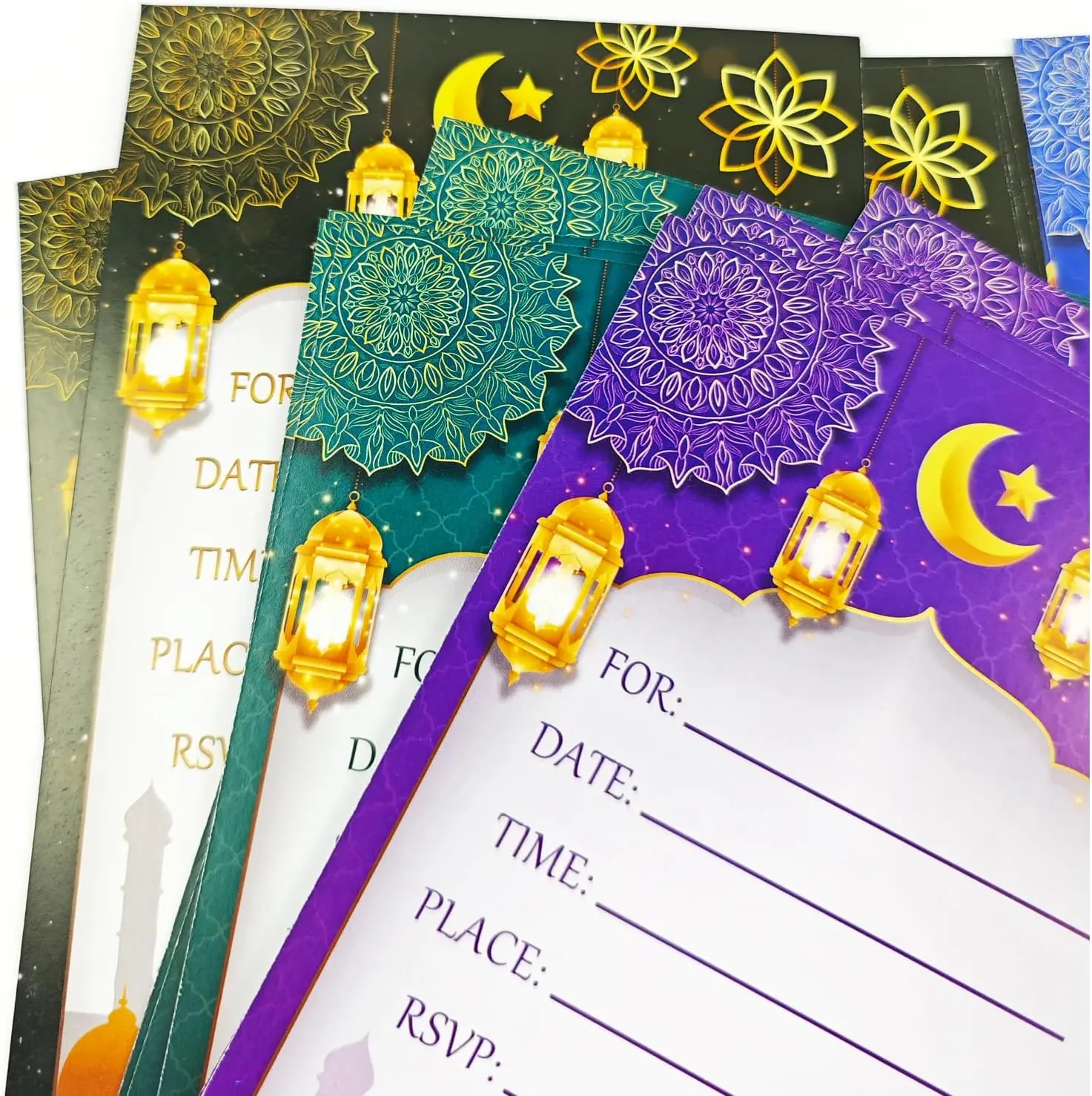 Eid Mubarak Cards Custom Eid Greeting Card Islamic Muslim Ramadan ...