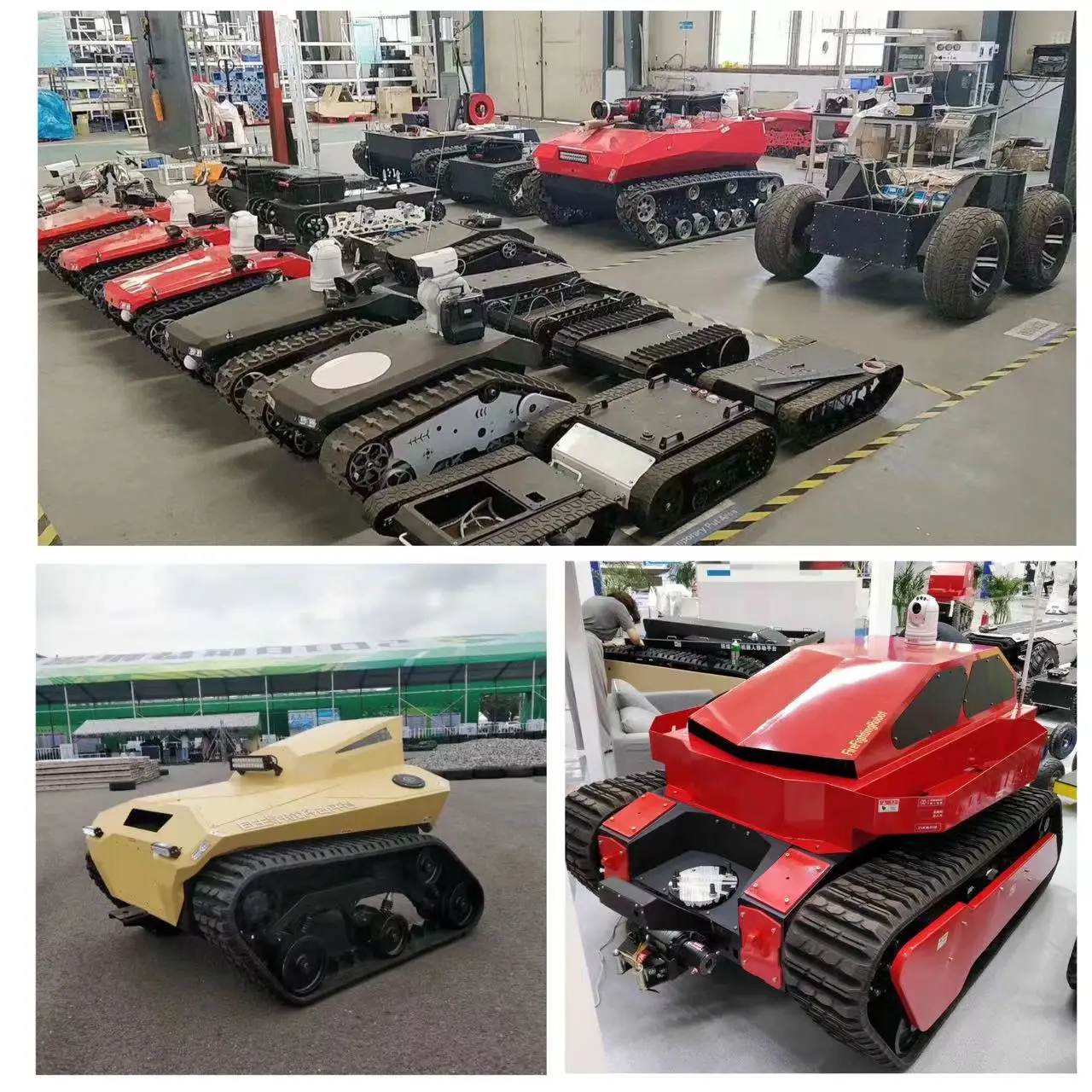 Remote Control Robot Platform Robot Rubber Track For Stair Climbing ...