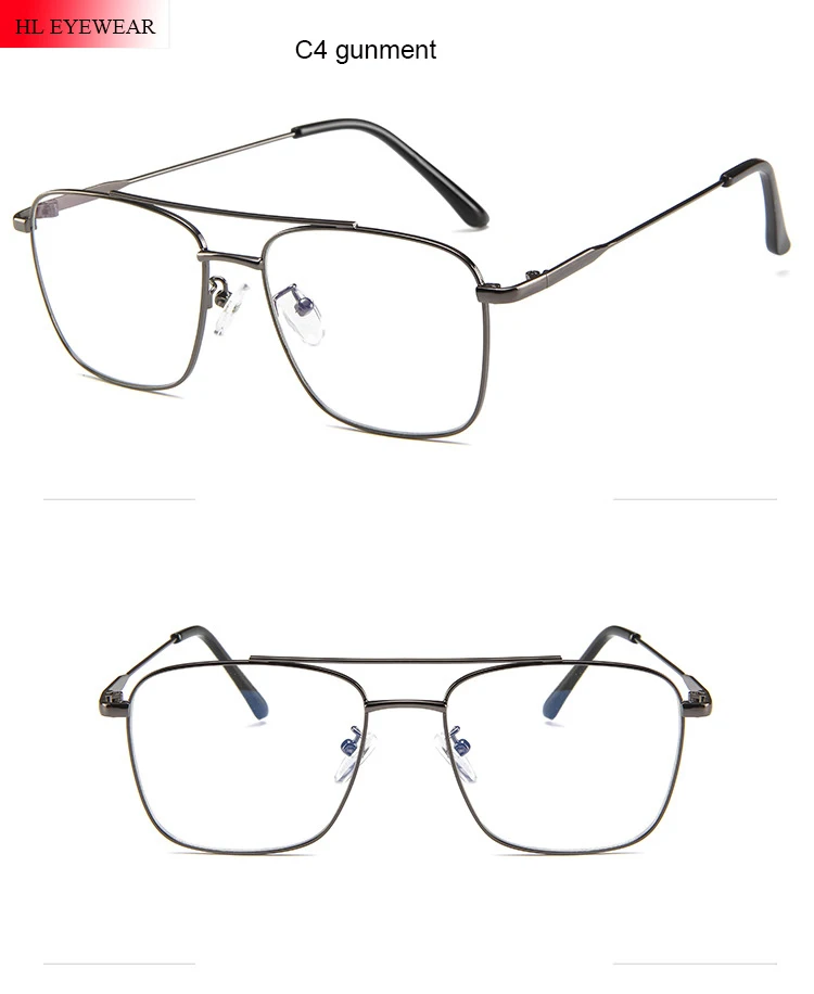 Alibaba.com: GG05 Oversize Metal Double Bridge Optical Frames, unisex ...