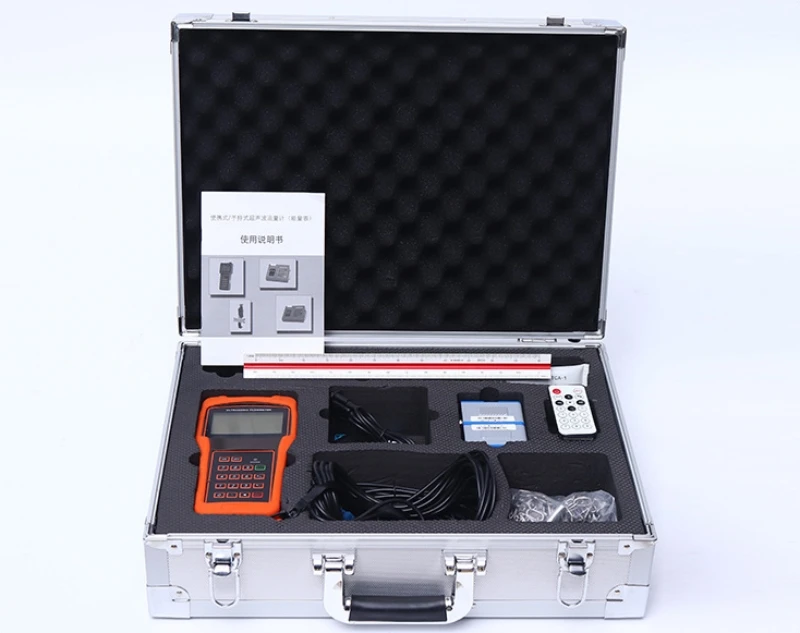 Lino 4-20ma Handheld Ultrasonic Flowmeter High Temperature Rs485 ...