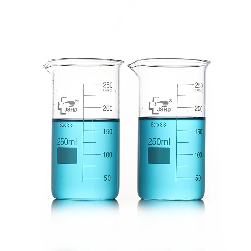 Laboratory Glassware - Graduated Beakers with Handles