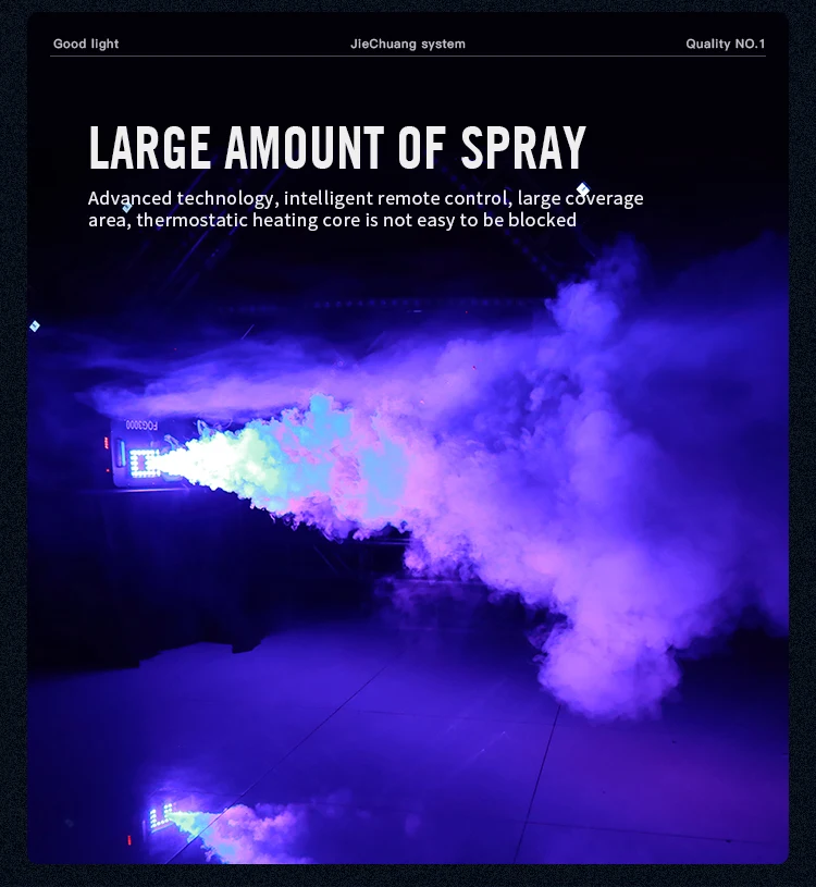 1500w/3000w LED Air Column Fog Smoke Machine for Weddings