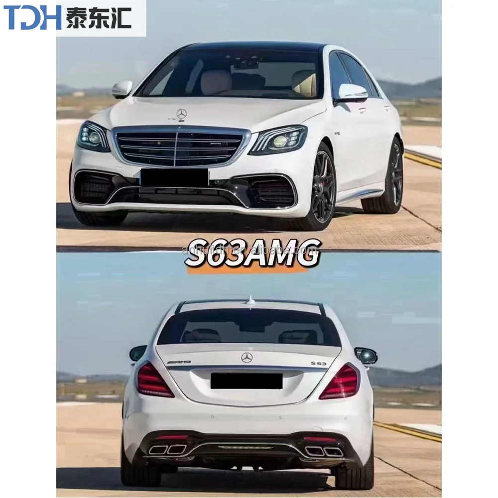 Mercedes Benz S Class W222 Full Body Kit - S63 AMG Upgrade