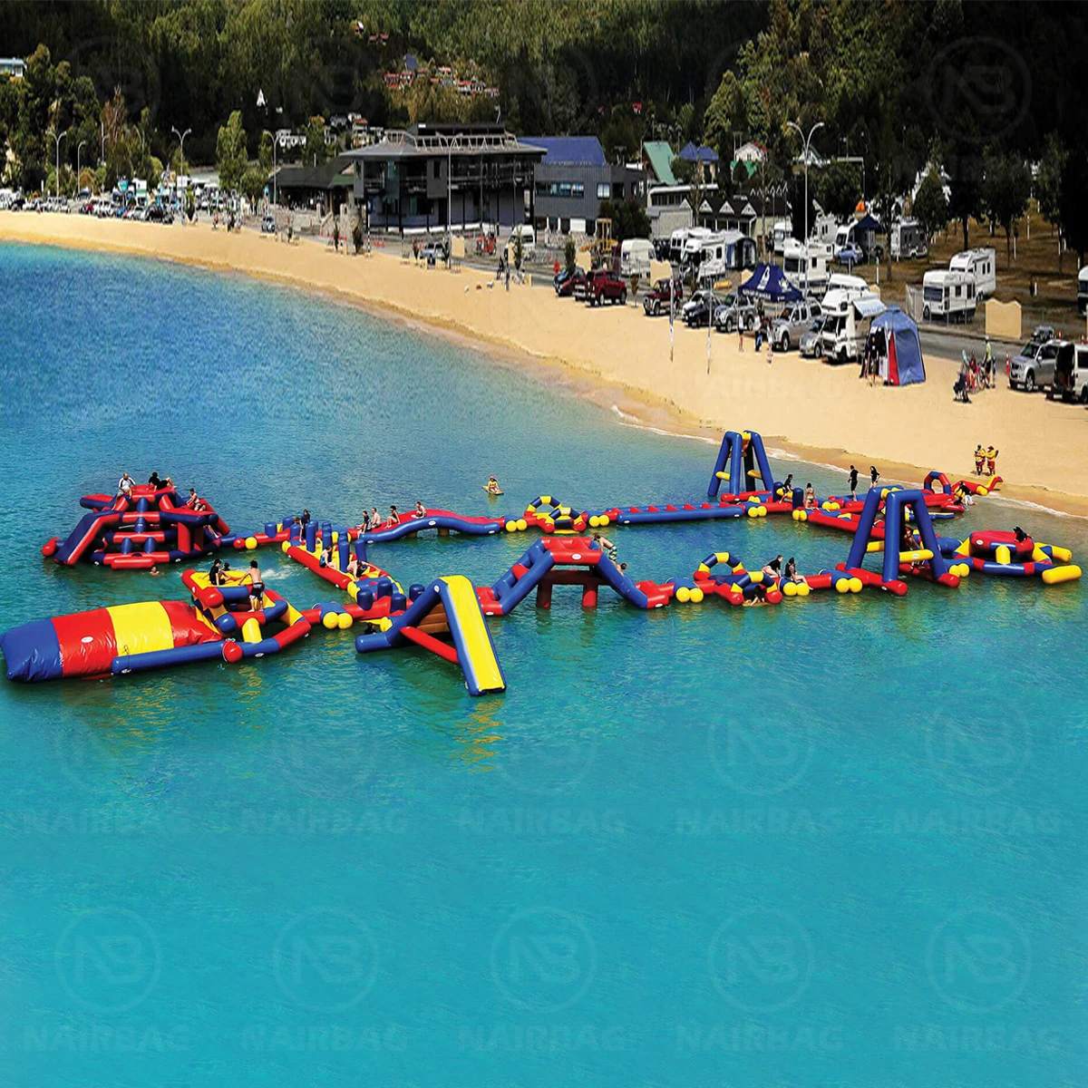Inflatable Water Park - Giant Aqua Adventure for Kids & Adults