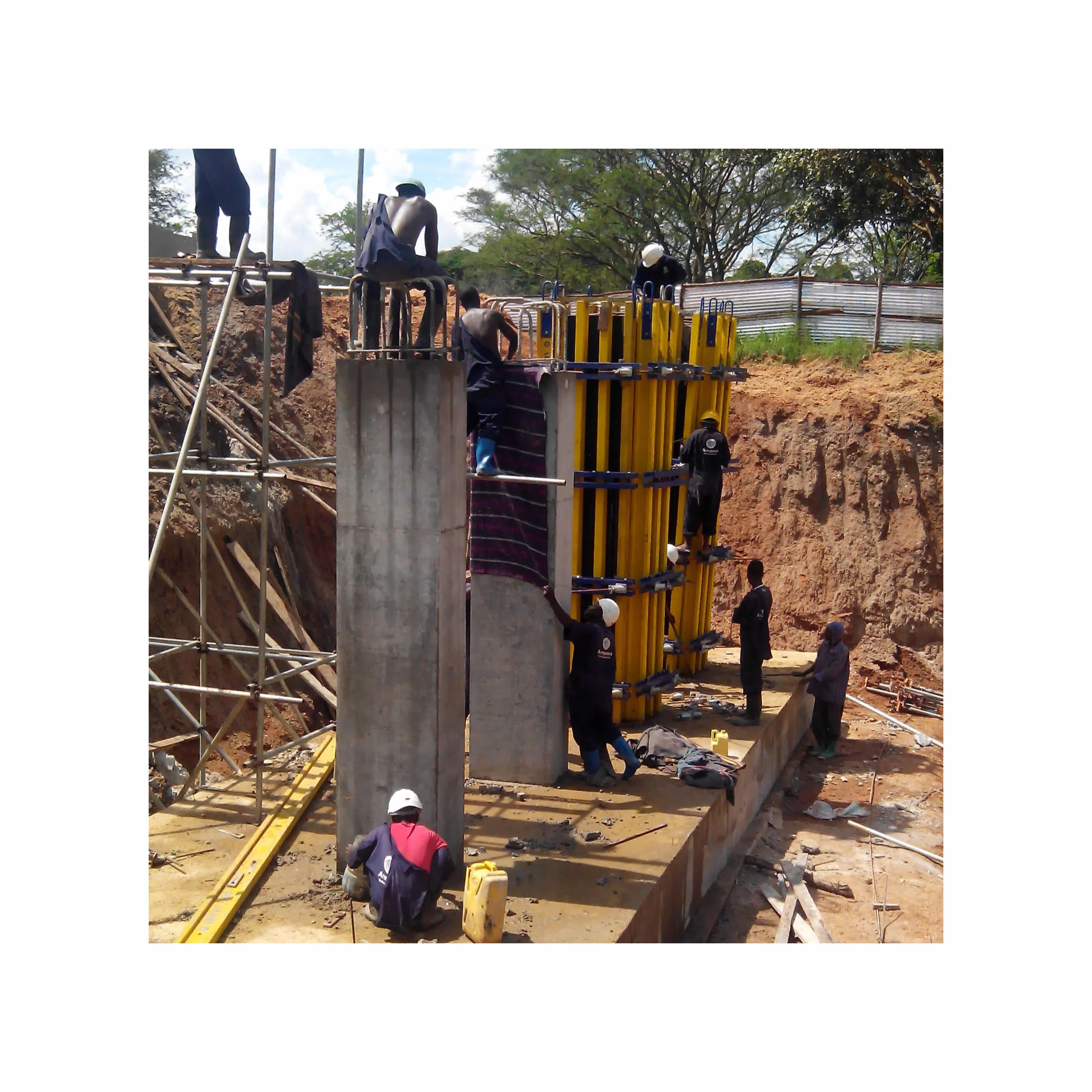 Square Column H20 Beam Plywood Formwork - Buy H20 Timber Beams Concrete ...