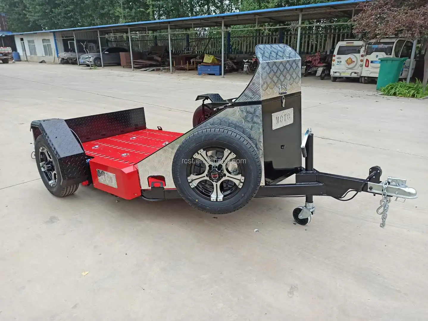 800kg Hydraulic Motorcycle Trailer - Durable & Versatile