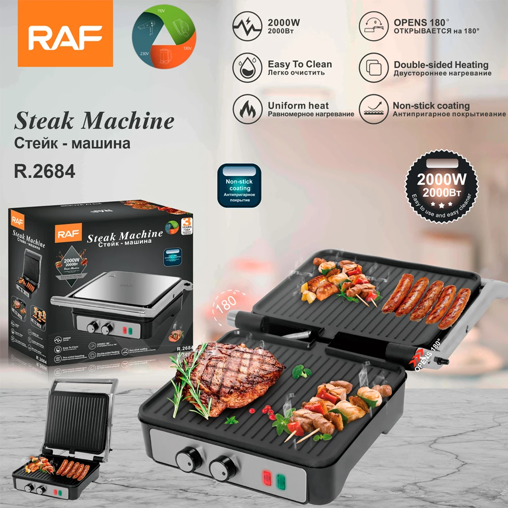 RAF 2000W Electric Barbecue Grills - Perfect for Home Use