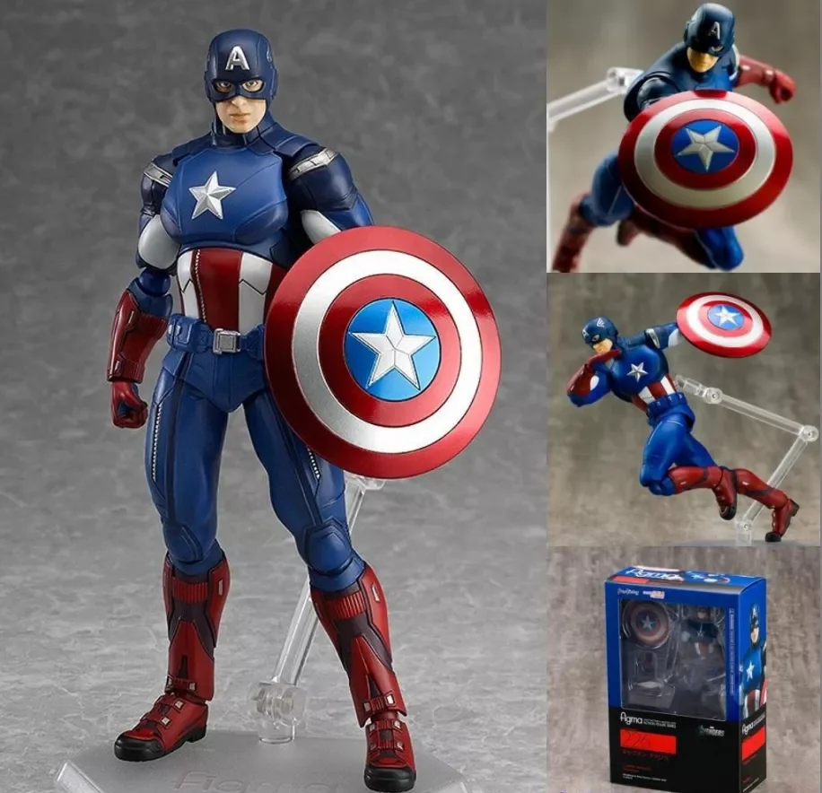 Custom Captain Man Action Figure America Model Cartoon Character ...
