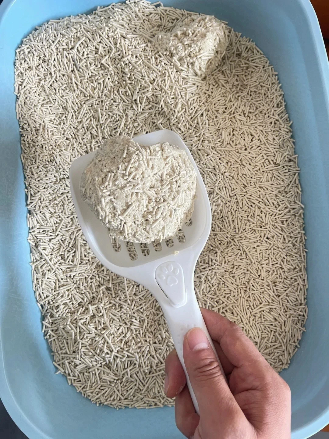 Fast-Clumping Peach Scented Pea Fiber Cat Litter Easy Cleaning Dust ...