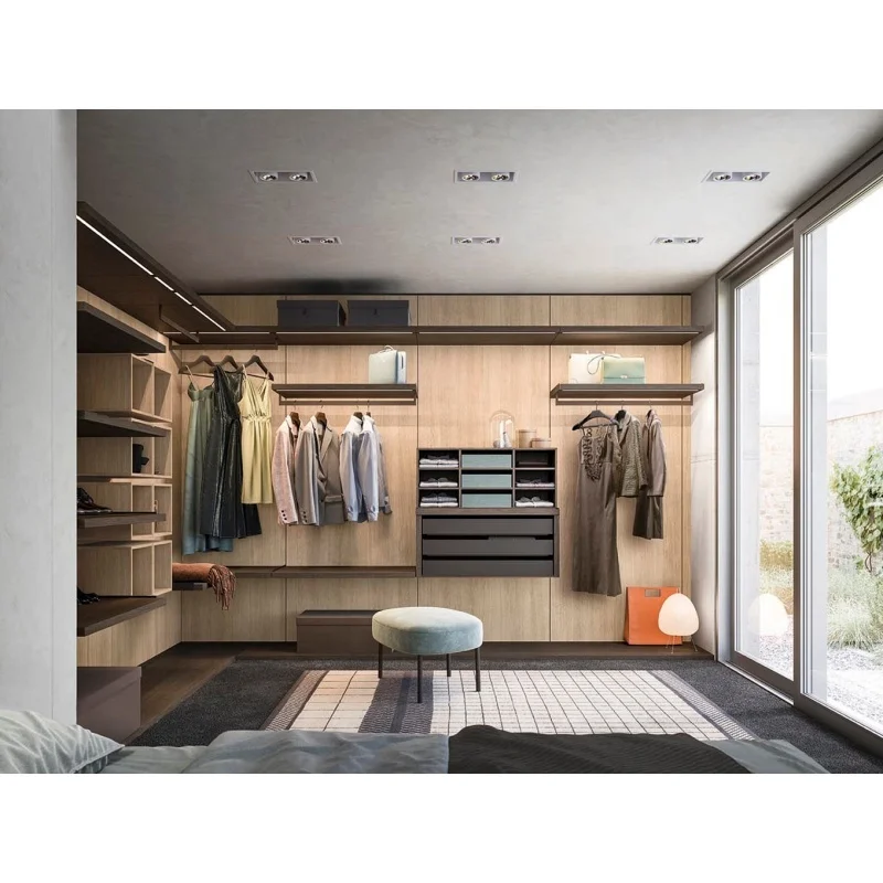 Hot selling closet shelf system Italian style Modular walk-in wardrobes ...