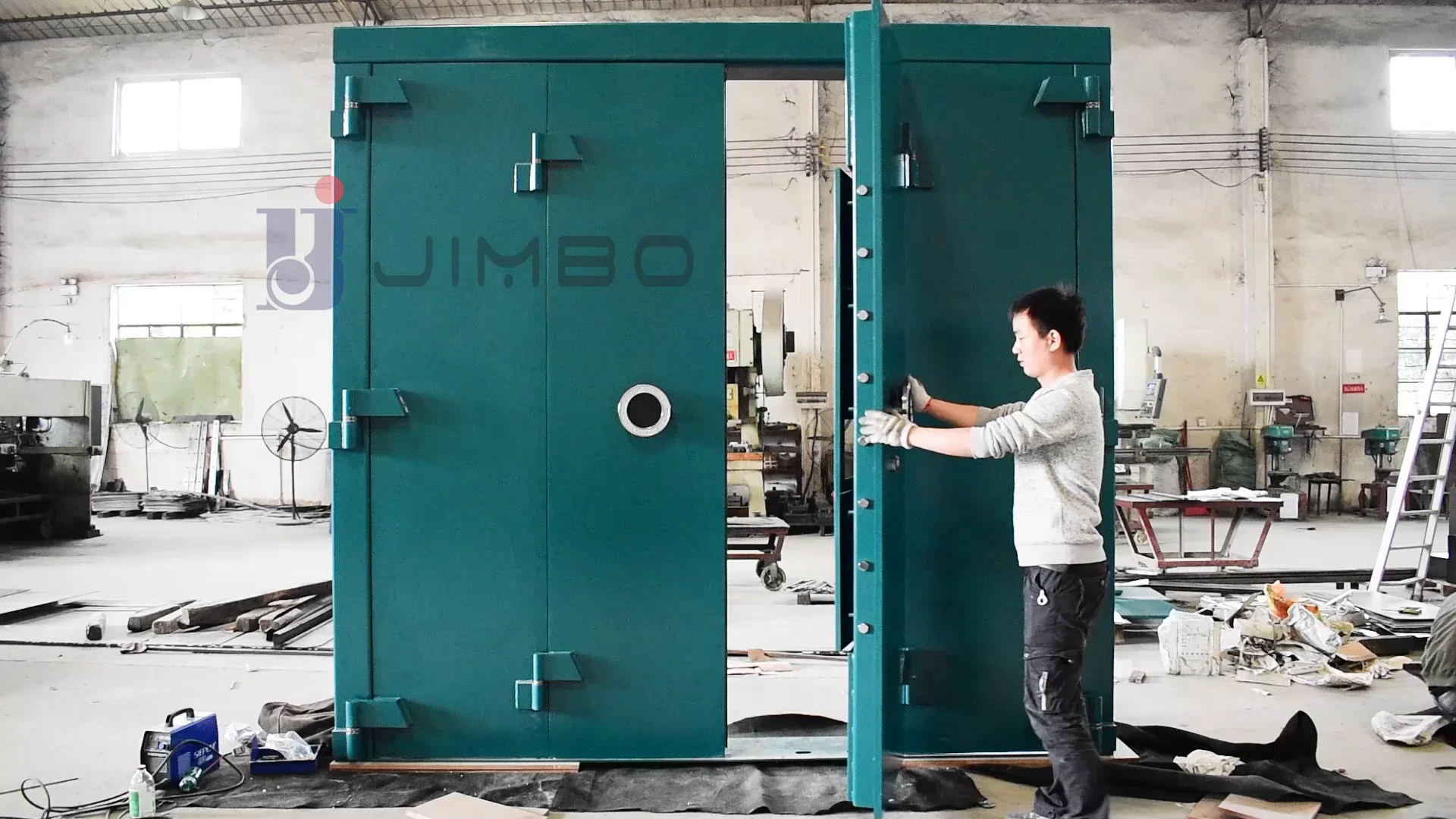 Custom Safety Strong Hinges Heavy Duty Security Metal Two Door Safe ...