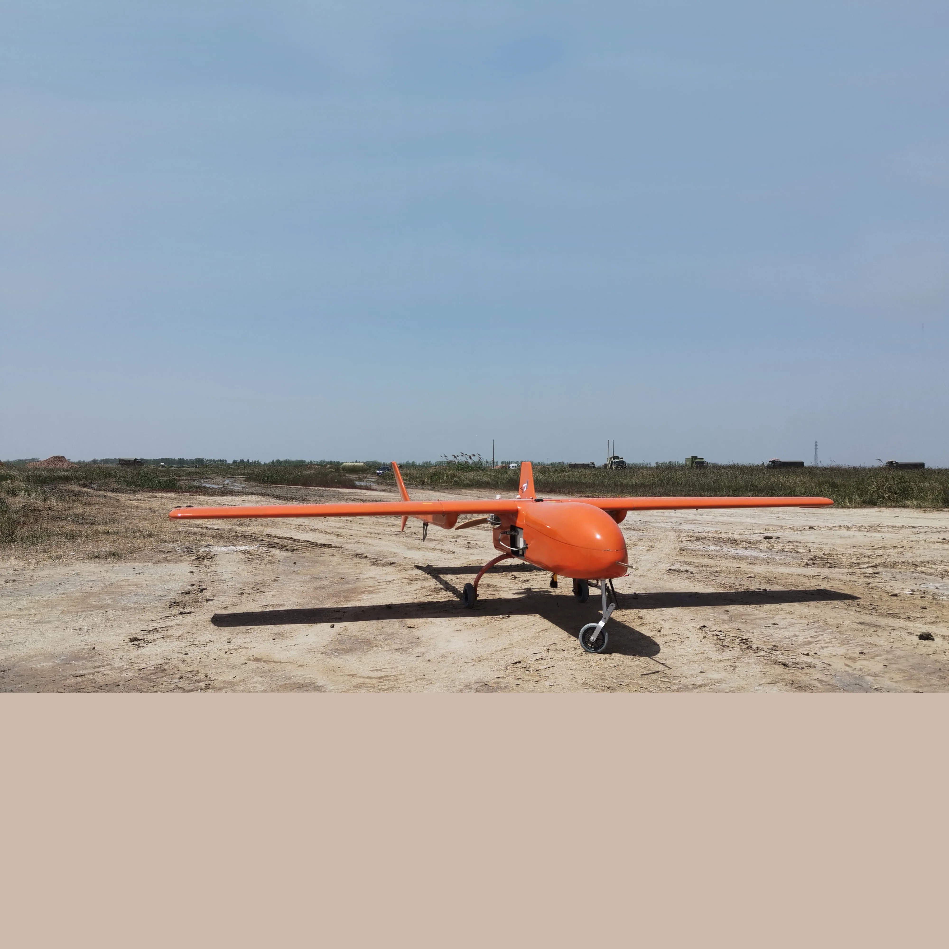 Low-cost Fixed Wing Uav Orange Paint Cheap Training Uav Industrial Long ...
