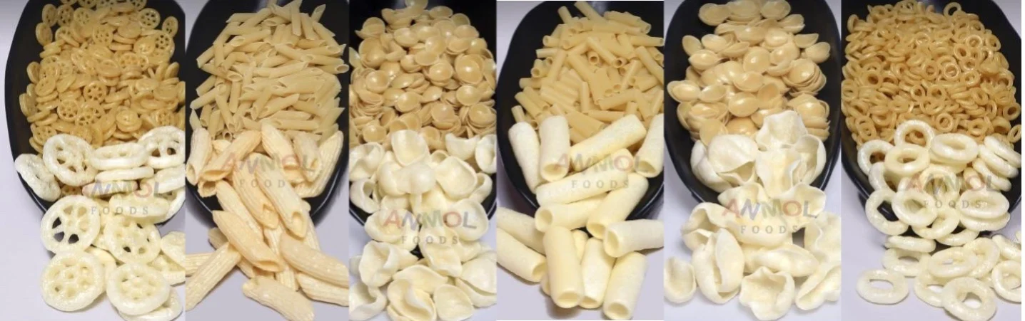 Industrial Macaroni Pasta Slanty Snack Pellet Chips Making Machine ...