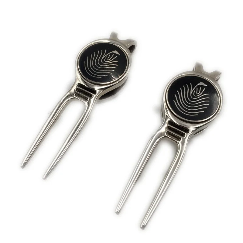 Custom Golf Magnetic Divot Tools Set Zinc Alloy with Belt Clip and ...