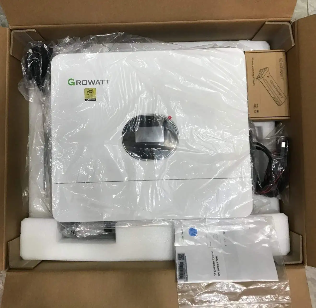 Growatt SPF 6000ES + 230伏交流电50/60赫兹6KW离网太阳能逆变器| Alibaba.com