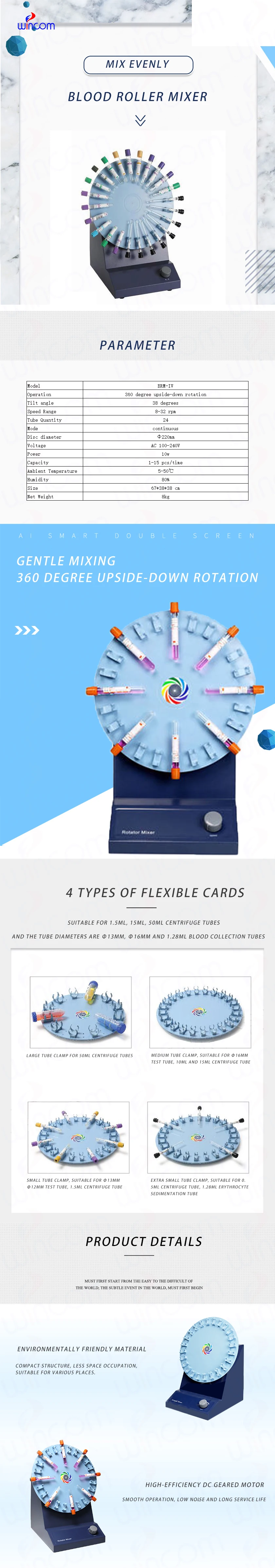 Laboratory Orbital Blood Rotator Shaker - Efficient Mixing