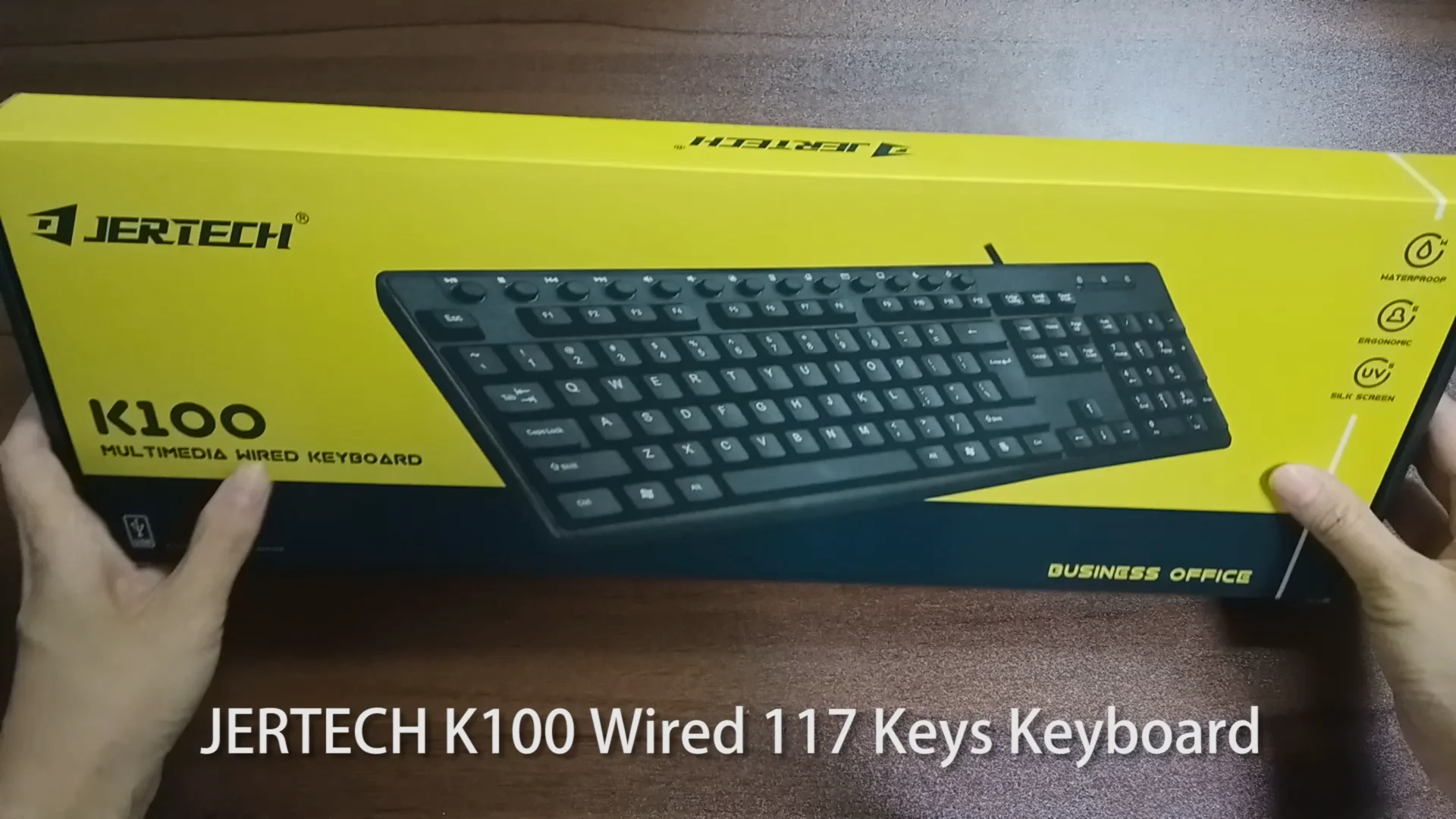 Jertech K100 Full Size Ordinary Wired Arabic Keyboard Ultra Thin Usb ...