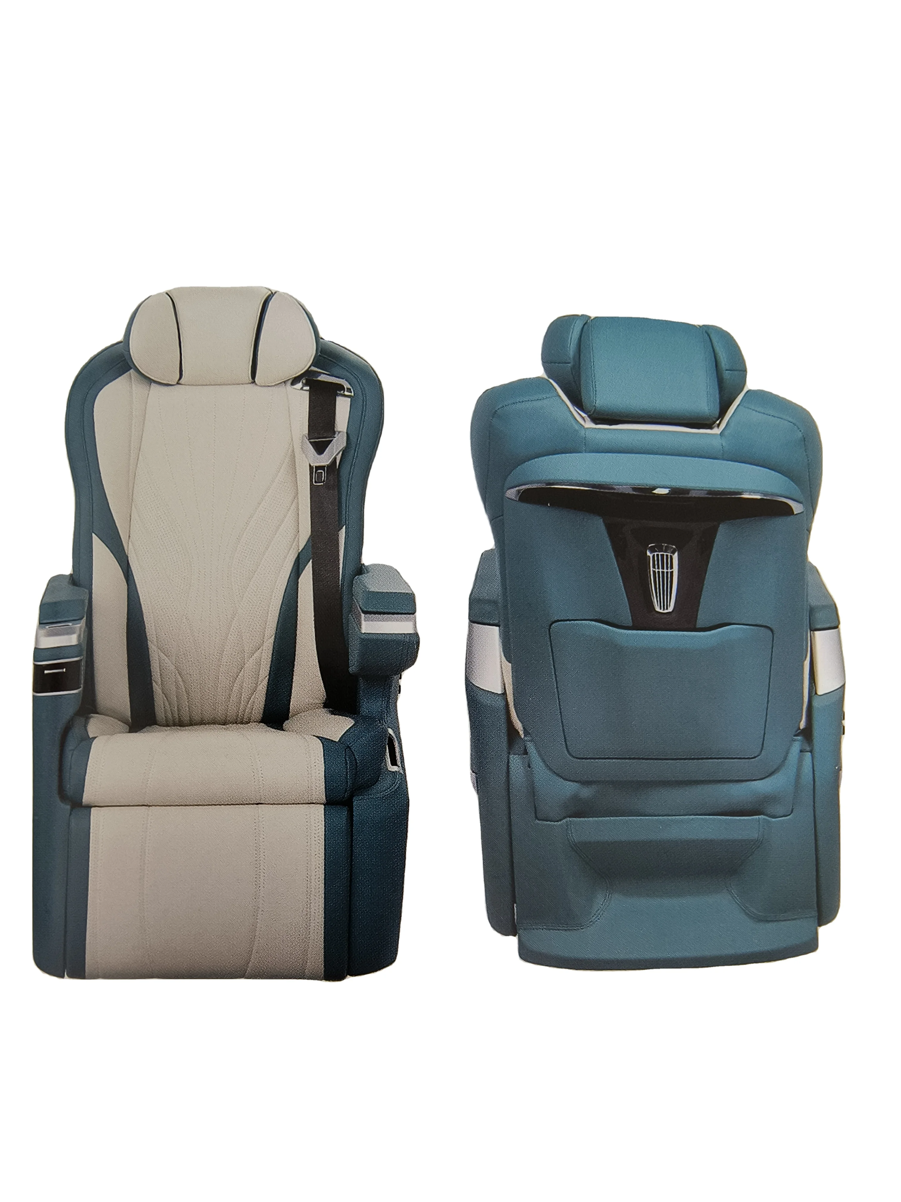 Luxury Custom Van Passengers Captain Seats Car Interior For Mercedes ...