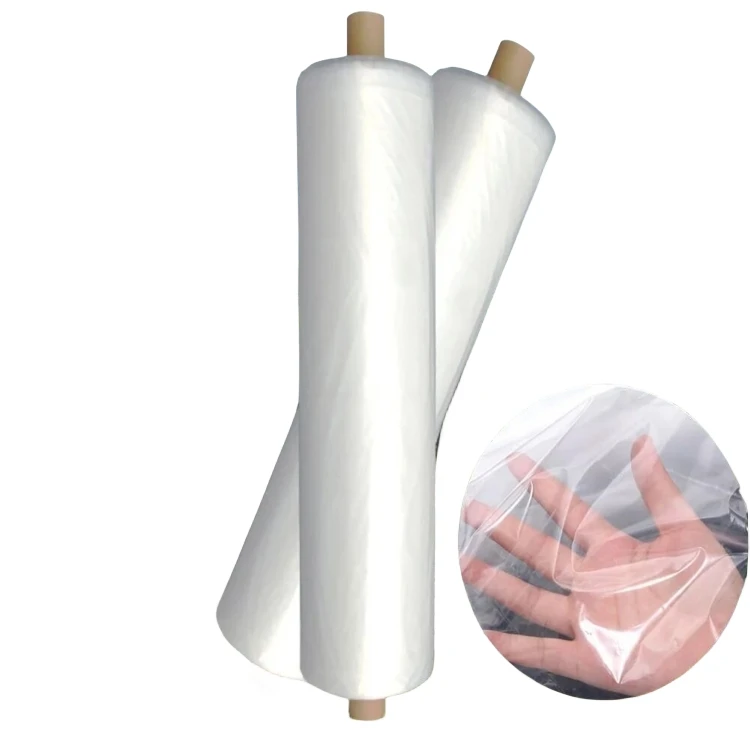 100% Pe Transparent Plastic Agricultural Mulch Film - Buy Mulch Film ...