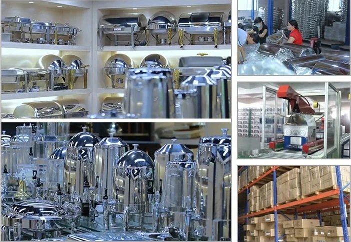 YUFEH Hammered Food Warmer - Durable & Stylish 9L Chafing Dishes for ...