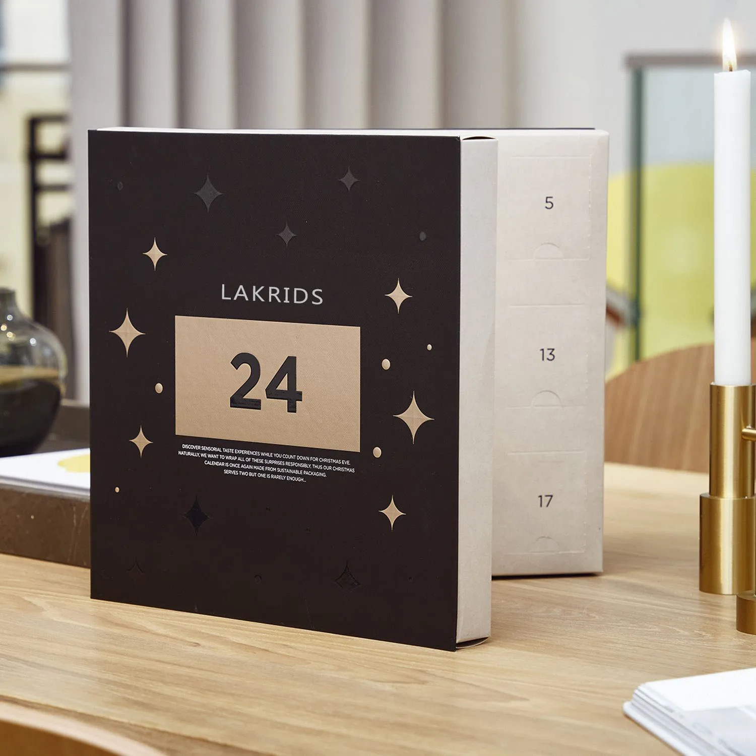 Book shaped chocolate box packaging flap advent calendar gift box ...