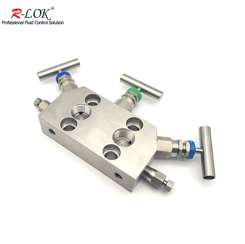 Instrument 3 Manifold Valve Block & Bleed Valve 1/2" NPT 6000psi ...