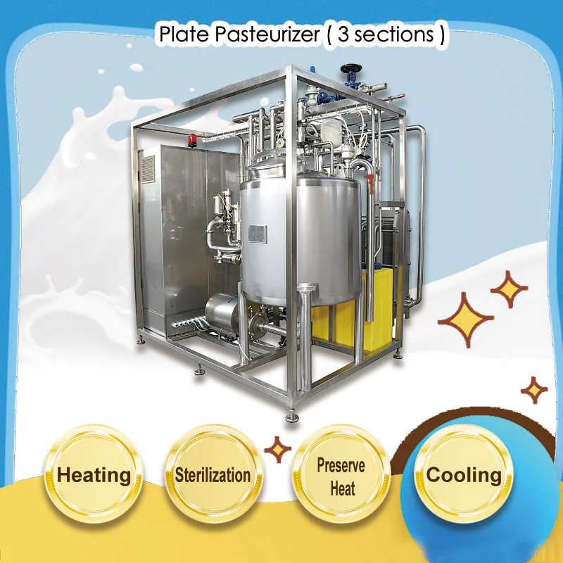 Plate Type HTST Milk Pasteurizer - High Efficiency & Certifications