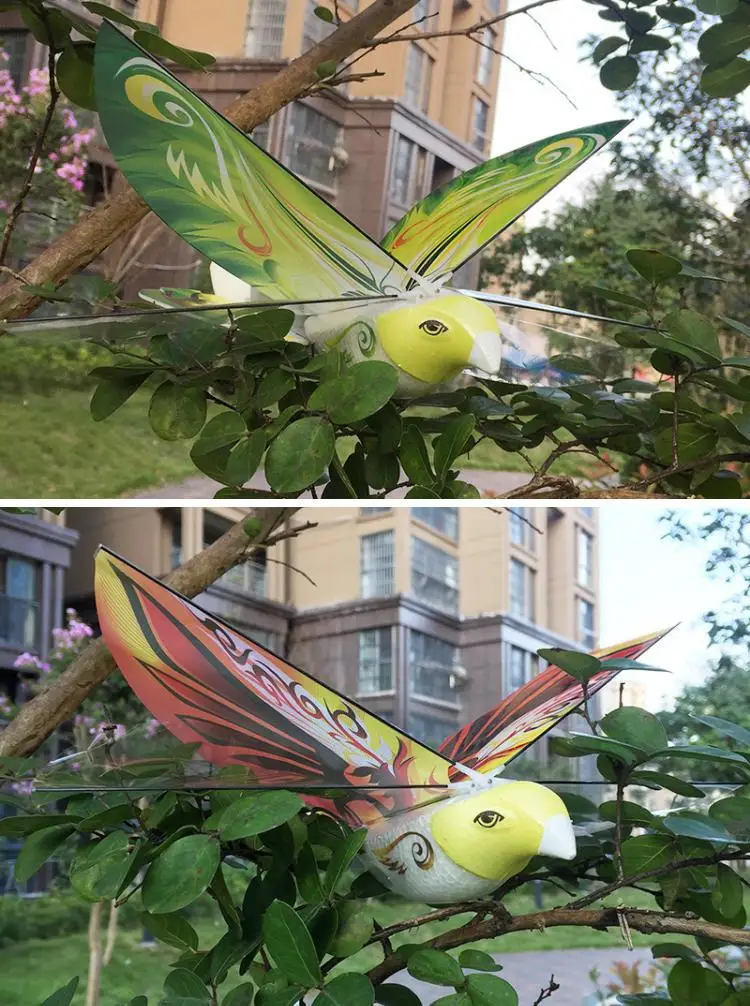 AiJH RC E-Bird 2.4G Remote Control Flying Bird Toy - Electric Indoor ...